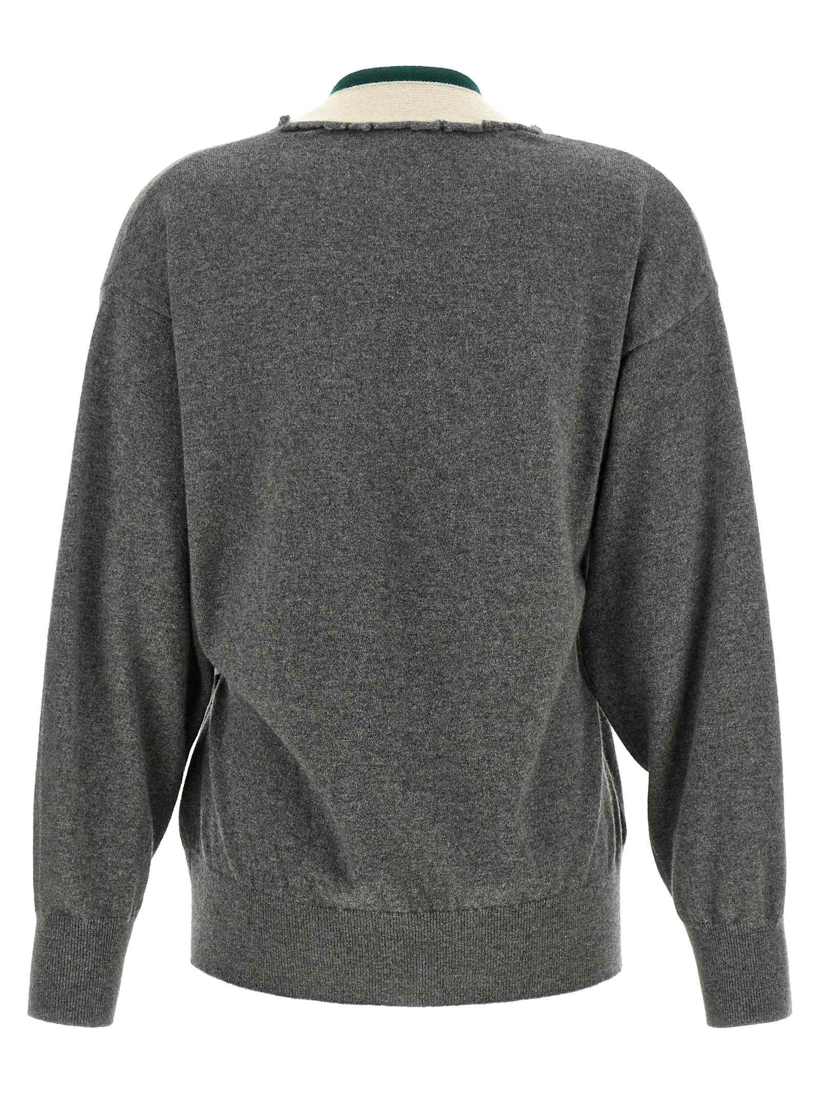 Dries Van Noten Toma Sweater With Crossed Closure Thefeinheit